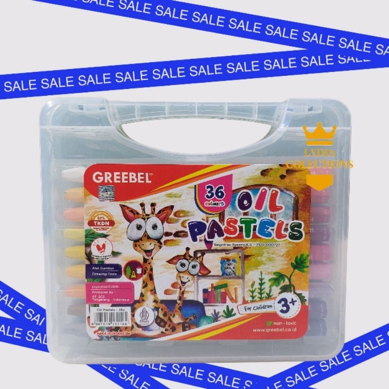 Jual Crayon Greebel Oil Pastel Krayon isi 36 Edukasi Mewarnai | Shopee ...
