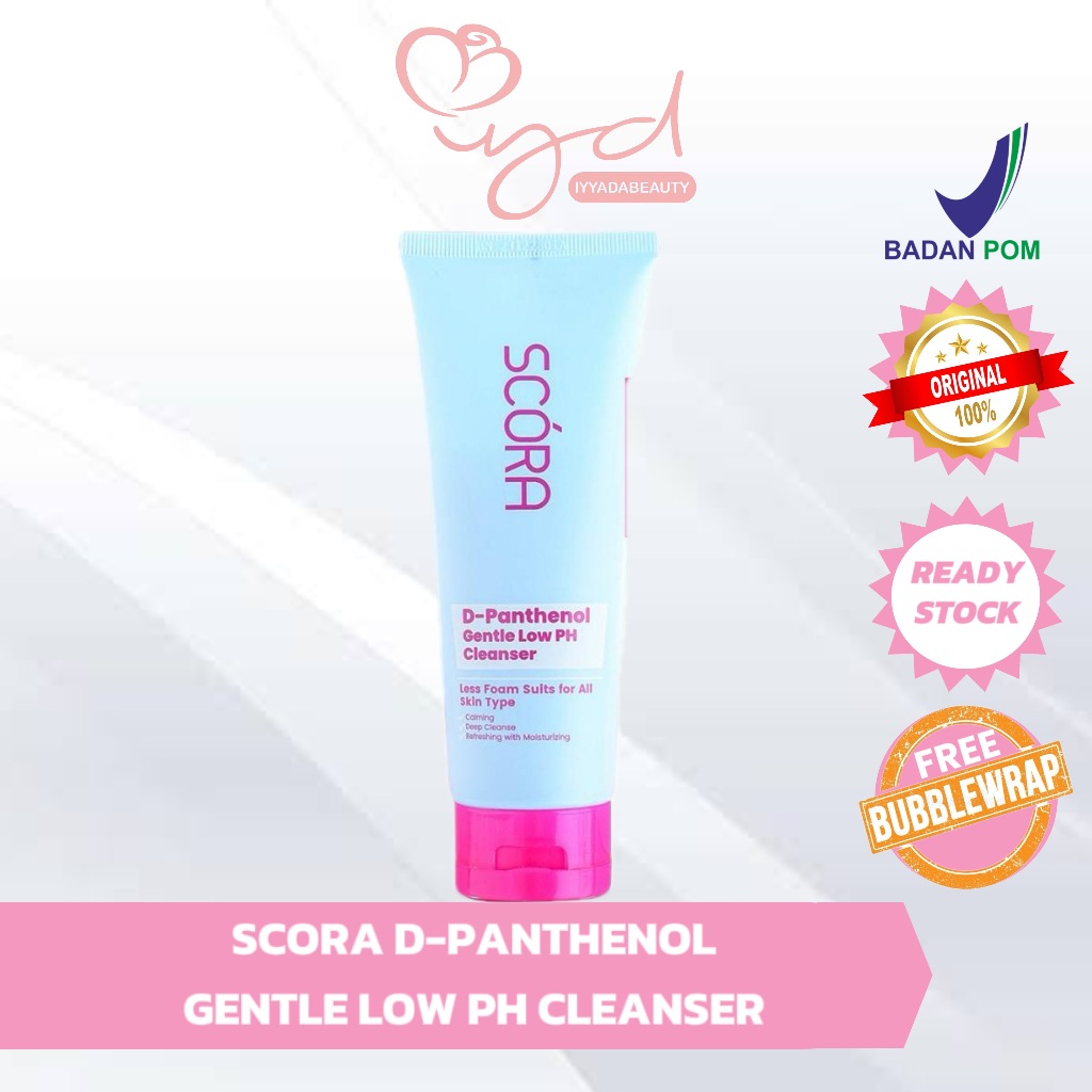 Jual SCORA D-Panthenol Gentle Low pH Cleanser Sabun Cuci Muka Sensitive ...