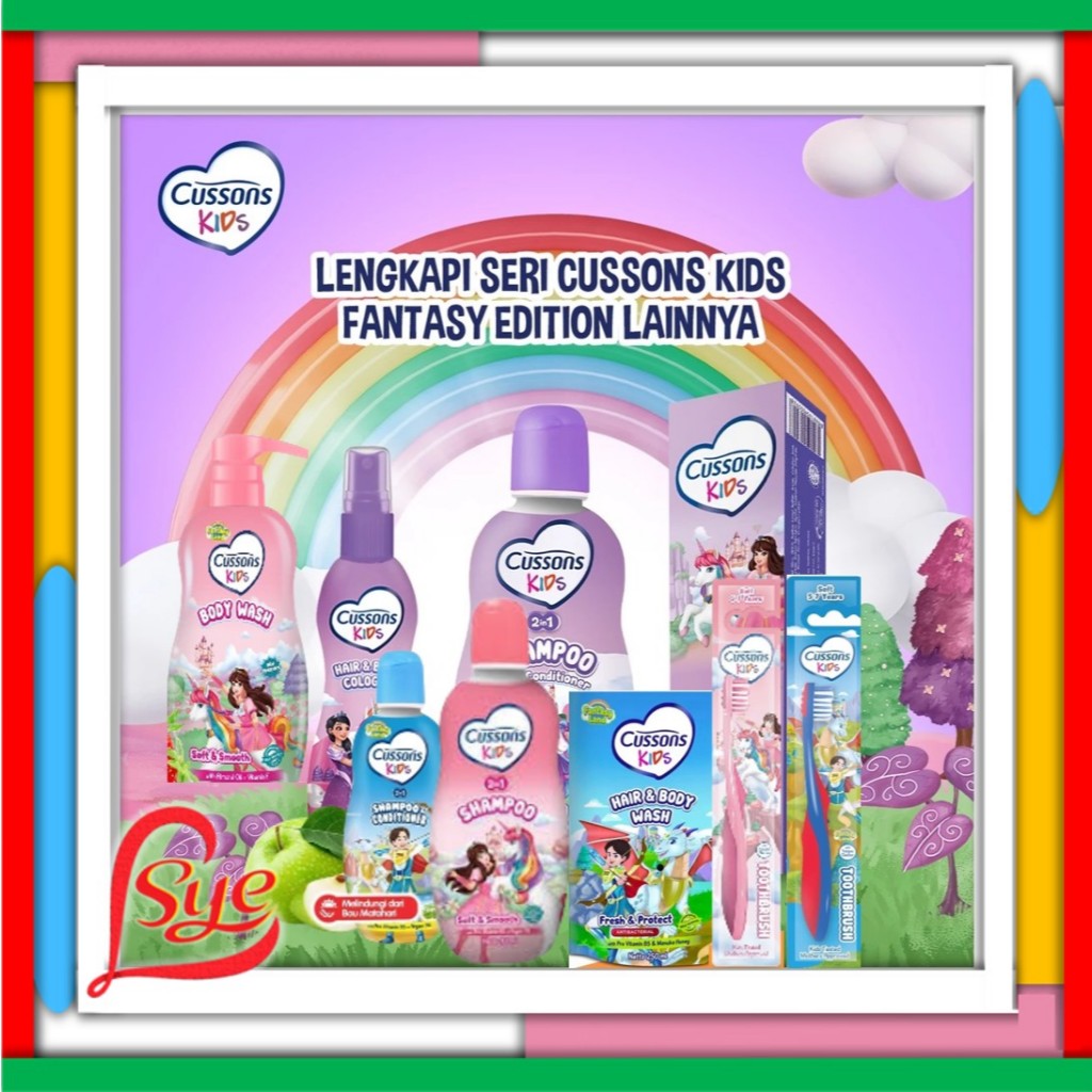 Jual Cussons Kids Series - Body Wash - Shampoo - Kids Cologne - Odol ...
