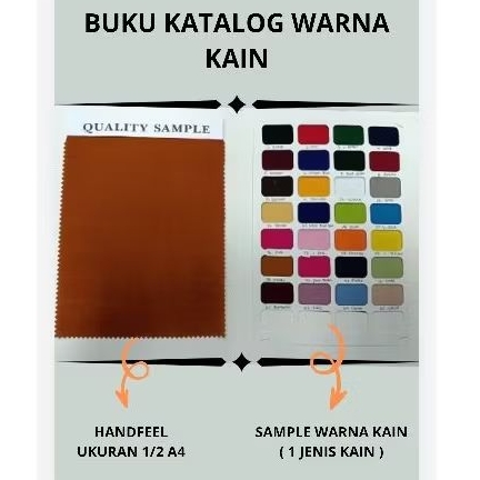 Jual Buku Katalog Warna Kain | Shopee Indonesia