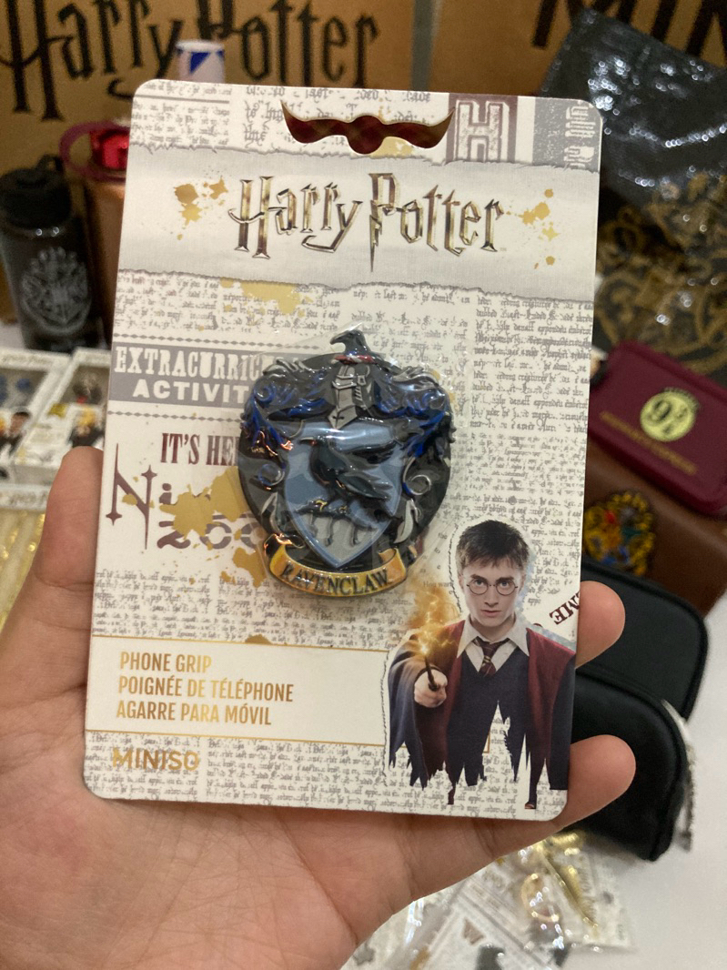 Jual Miniso X Harry Potter Phone Grip Ravenclaw Pop Socket Phone ...