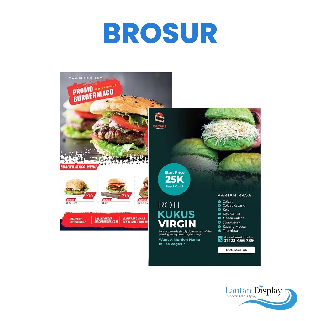 Jual Cetak Brosur Leaflet Booklet Selebaran Ukuran A5, A4, A6 Print Pamflet Flyer Brochur 1 Sisi ...