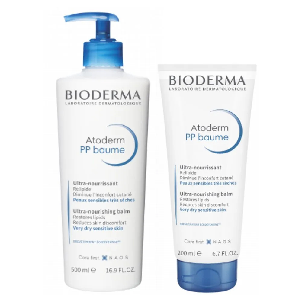 Jual Bioderma Atoderm PP Baume (200ml/500ml) Body Lotion/Pelembab tubuh ...