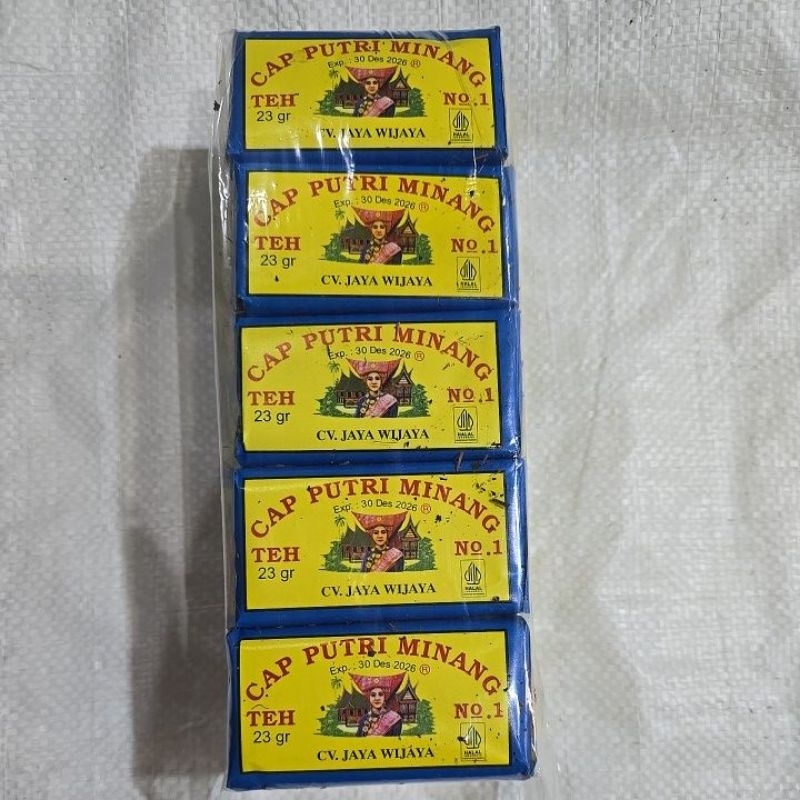 Jual Teh putri minang asli 1 slop isi 10 x 23g ( SLOP ) | Shopee Indonesia