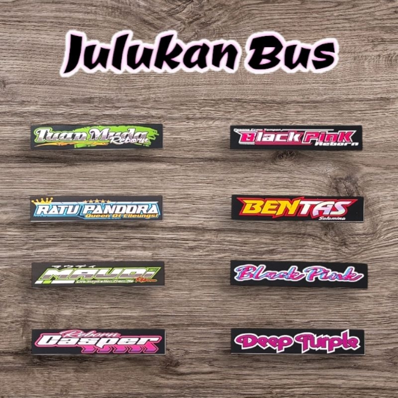 Jual Stiker Julukan Bus | Shopee Indonesia