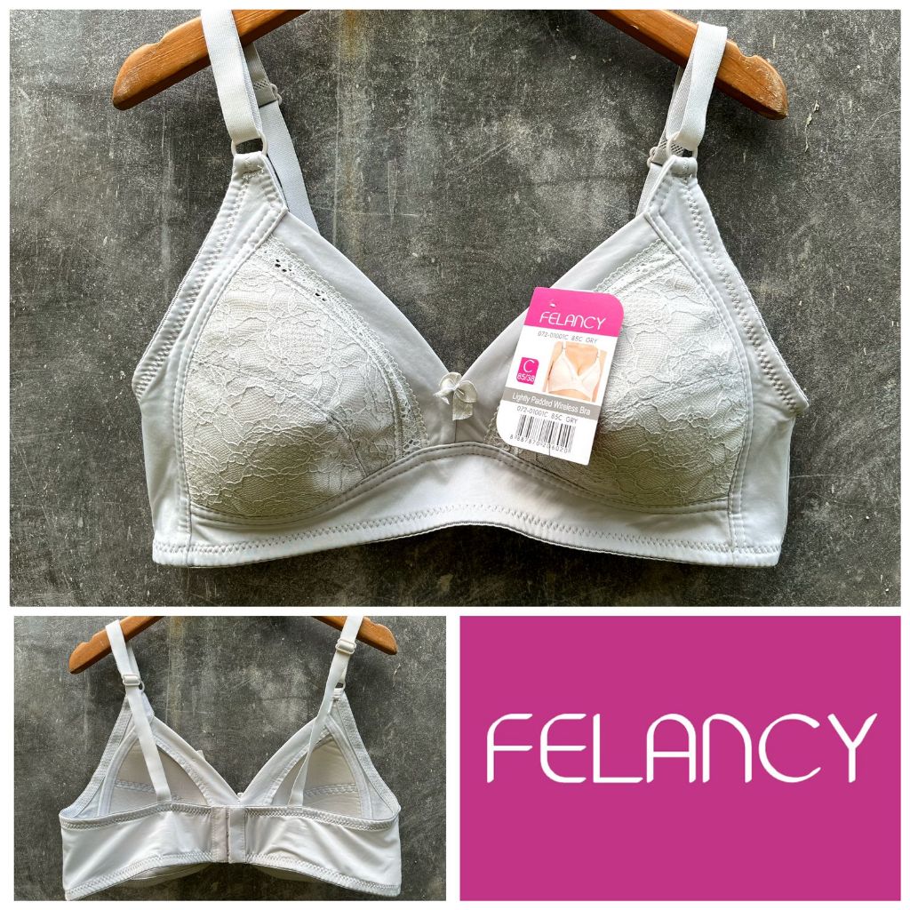 Jual CODE BF001 GRY Bra Felancy Size hanya 38C 40C | Shopee Indonesia