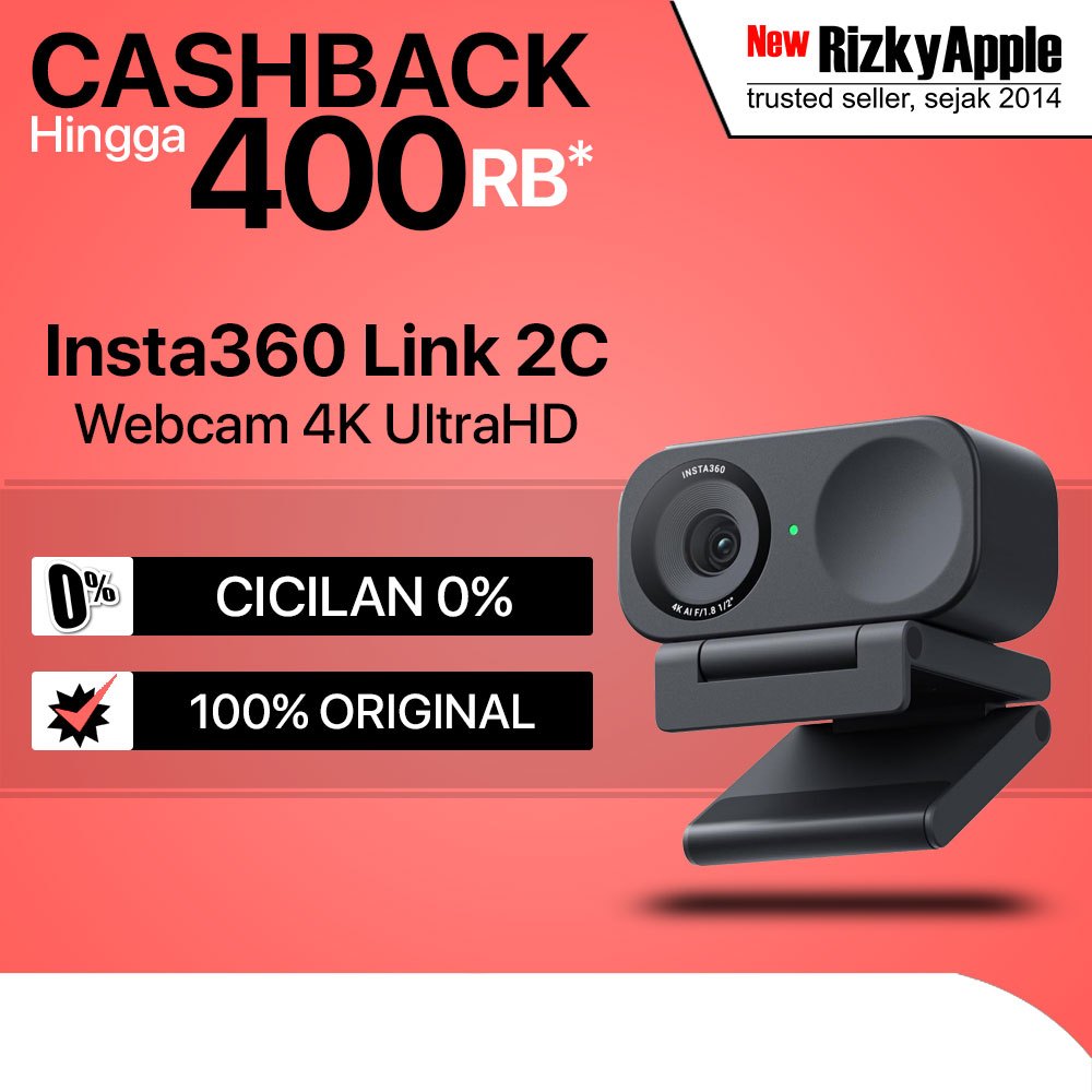 Jual Insta 360 Link 2C Webcam 4K UltraHD with Auto Framing Gesture ...