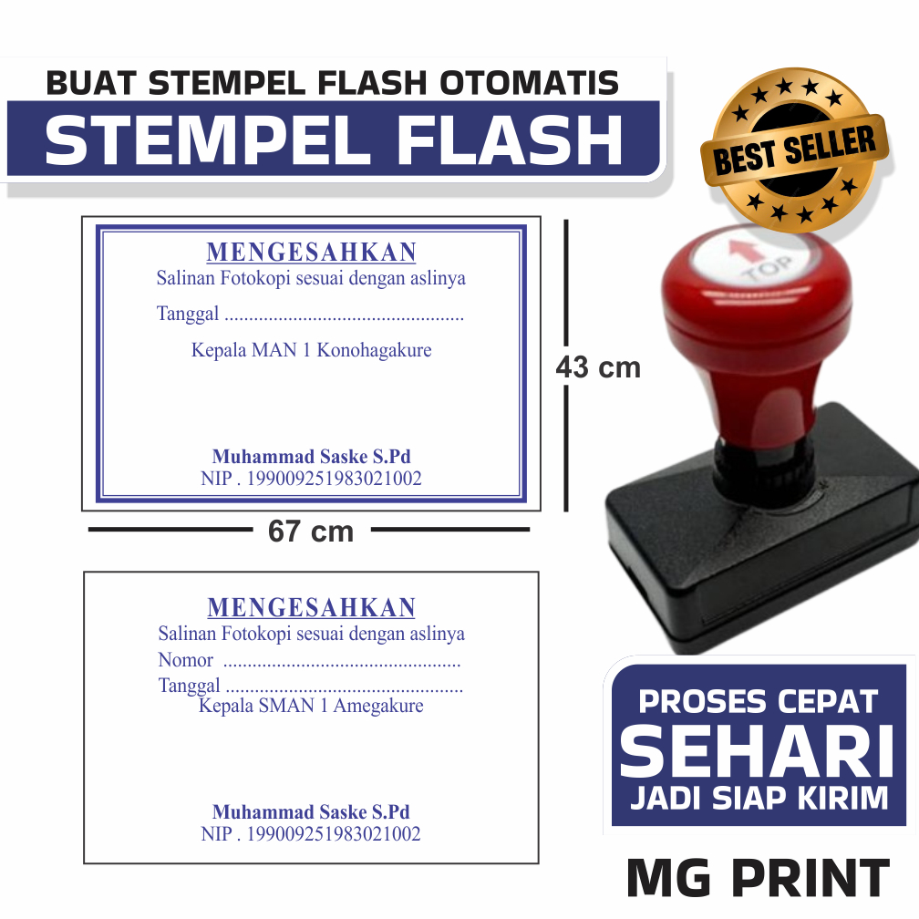 Jual STEMPEL LEGALISIR SEKOLAH | STEMPEL FLASH | STAMPEL OTOMATIS ...