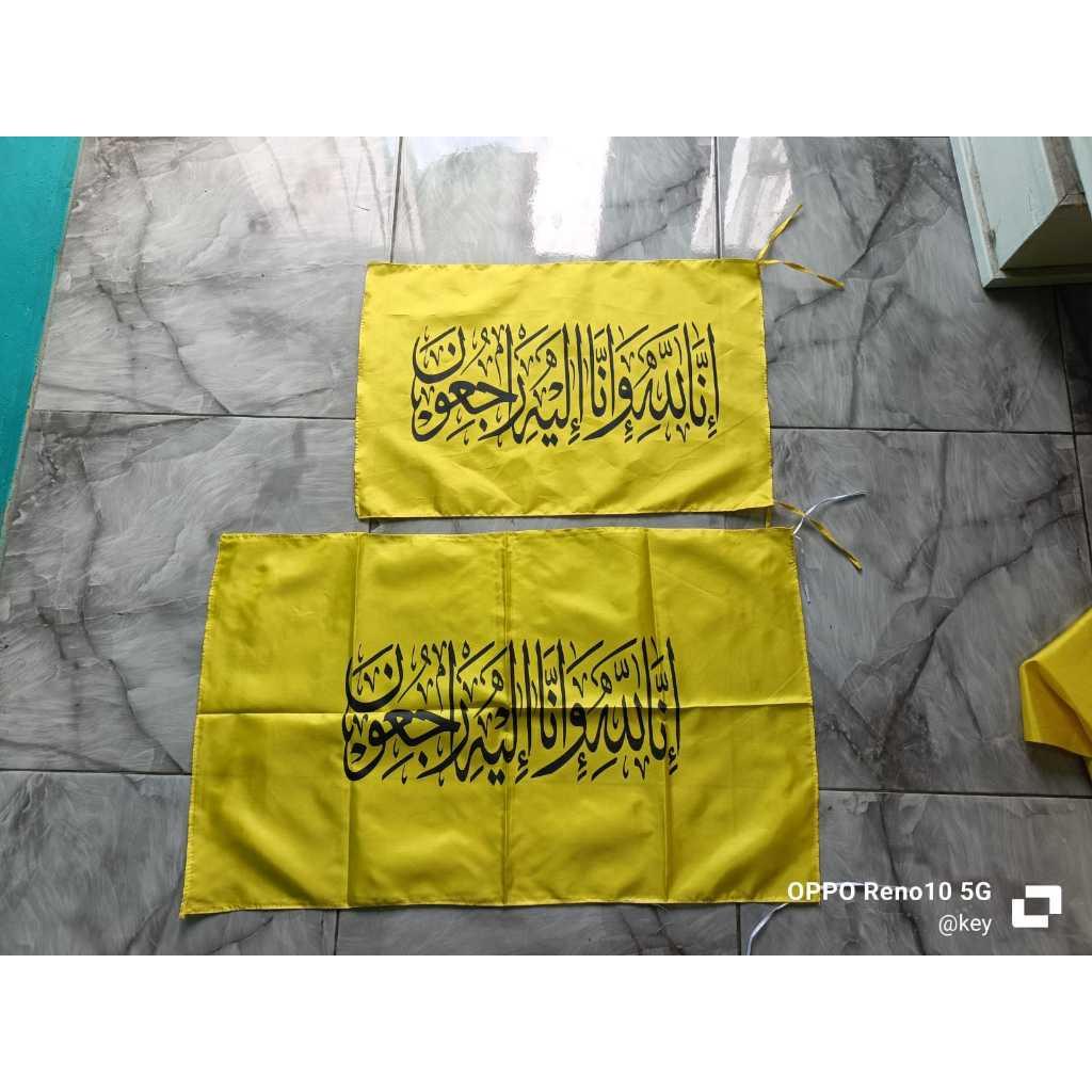 Jual BENDERA BERDUKA KEMATIAN 40CM X 60CM BENDERA KUNING BERDUKA ...
