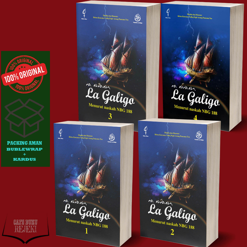 Jual Paket Buku La Galigo Menurut Naskah NBG 188 | Shopee Indonesia