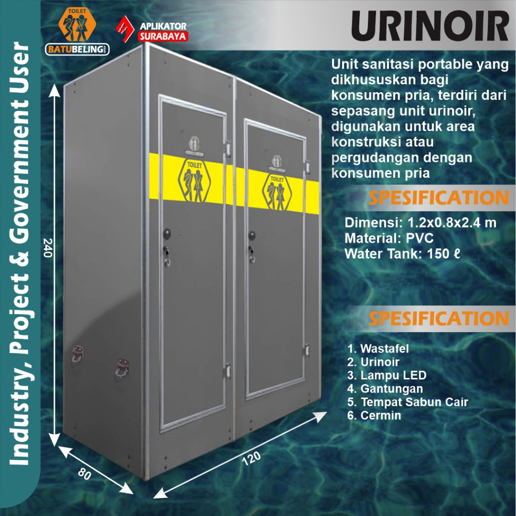 Jual Toilet Portable | Toilet Proyek | Toilet Event | WC Portable | WC ...