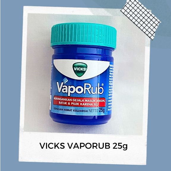 Jual VICKS VAPORUB 25GR | Shopee Indonesia