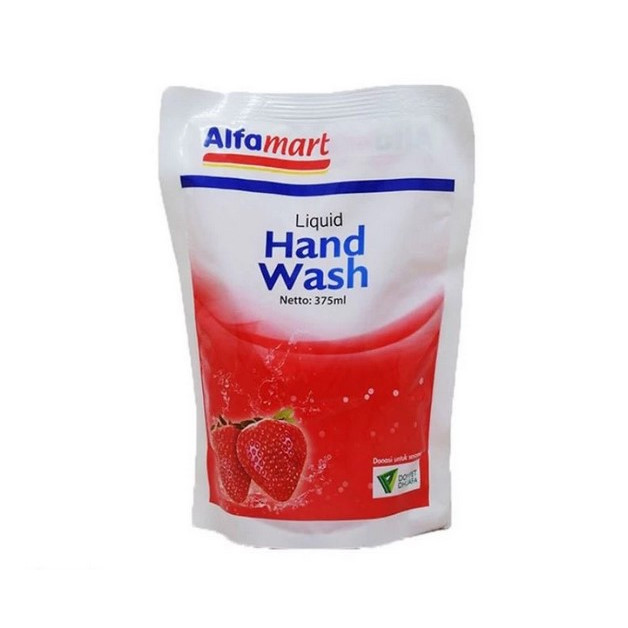 Jual Alfamart Hand Wash Sabun Cuci Tangan Strawberry Refill 375 ml ...
