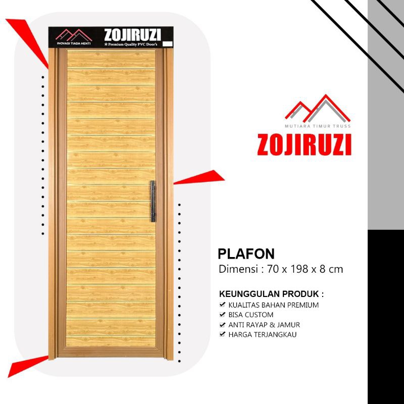 Jual Pintu PVC Zojiruzi Plafon Modern Dan Minimalis | Bisa Custom ...
