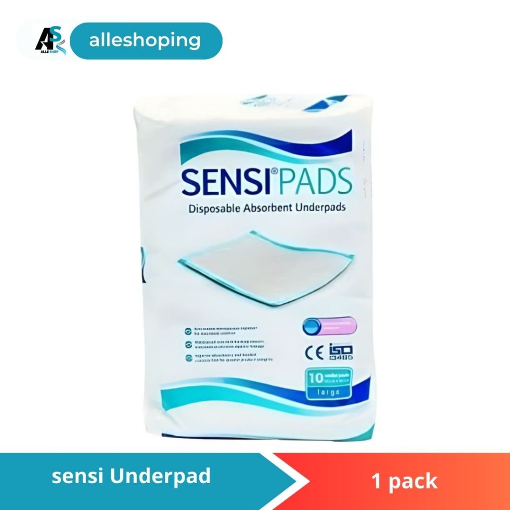 Jual Underpad sensi Pad isi 10 / Alas Perlak disposable / alas cuci ...
