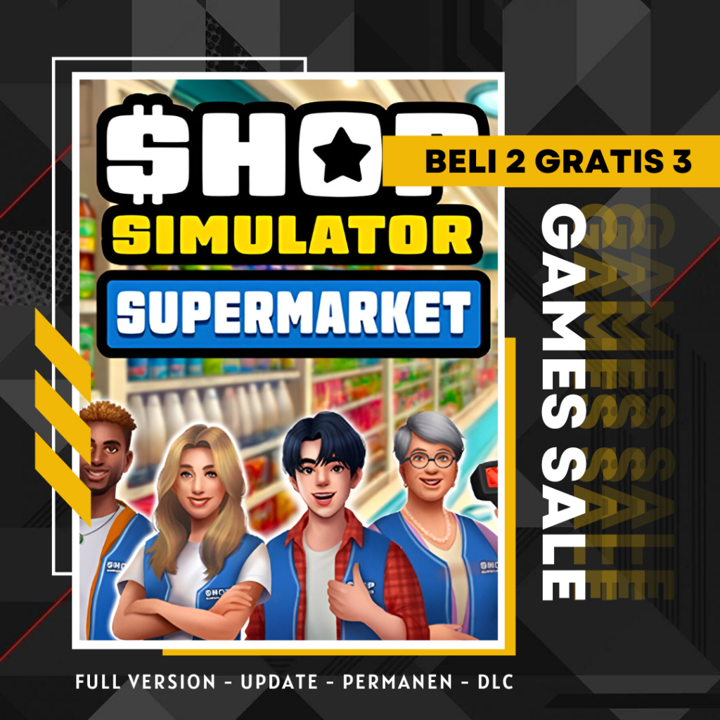 Jual SHOP SIMULATOR SUPERMARKET - GAME PC - GAME LAPTOP - PC GAMES ...