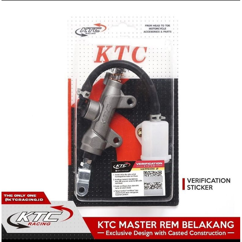 Jual Tonjokan Master Rem Belakang KTC Racing Original | Shopee Indonesia