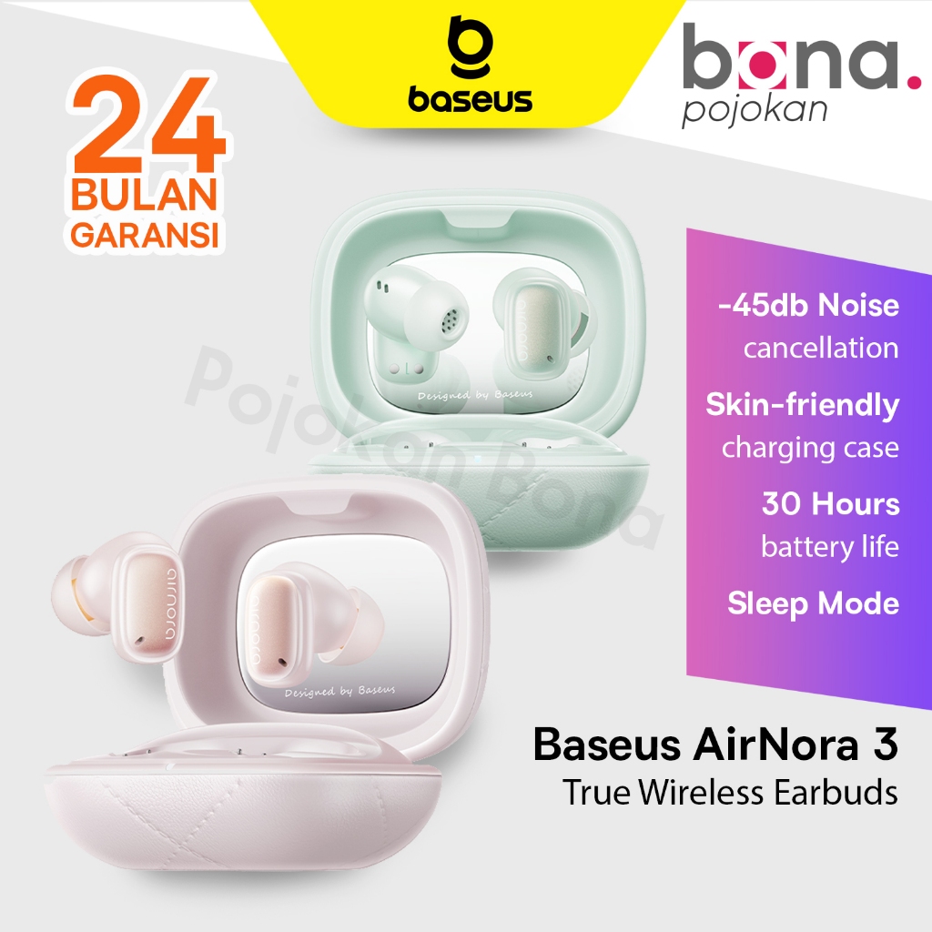 Jual Baseus AirNora 3 True Wireless Earbuds TWS Earohone Bluetooth ...