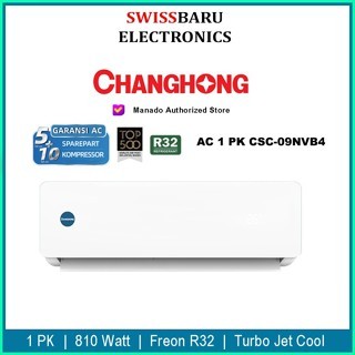 Jual MANADO - AC 1 PK Changhong CSC-09NVB4 Split Standard Garansi Resmi (UNIT LENGKAP) | Shopee ...