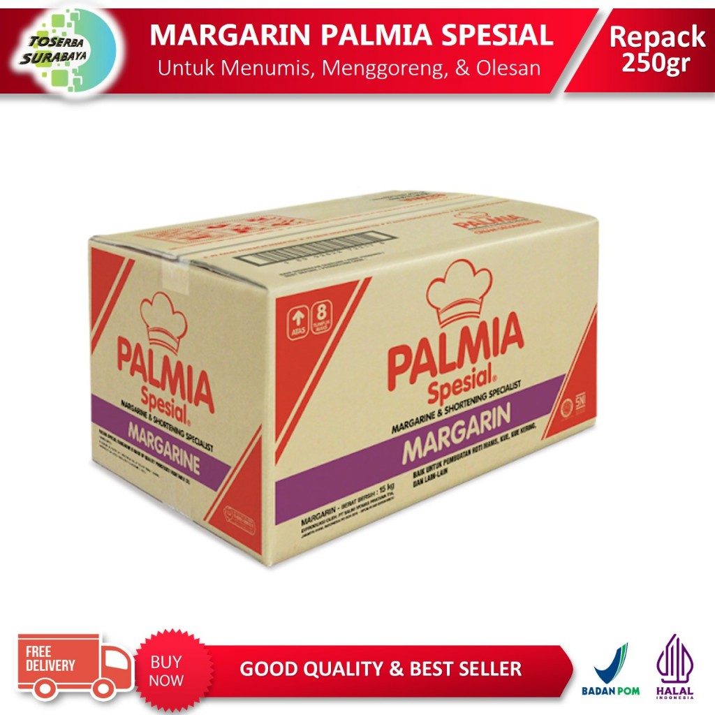 Jual MARGARIN PALMIA SPESIAL 250gr / PALMIA MARGARINE Serbaguna BEST ...