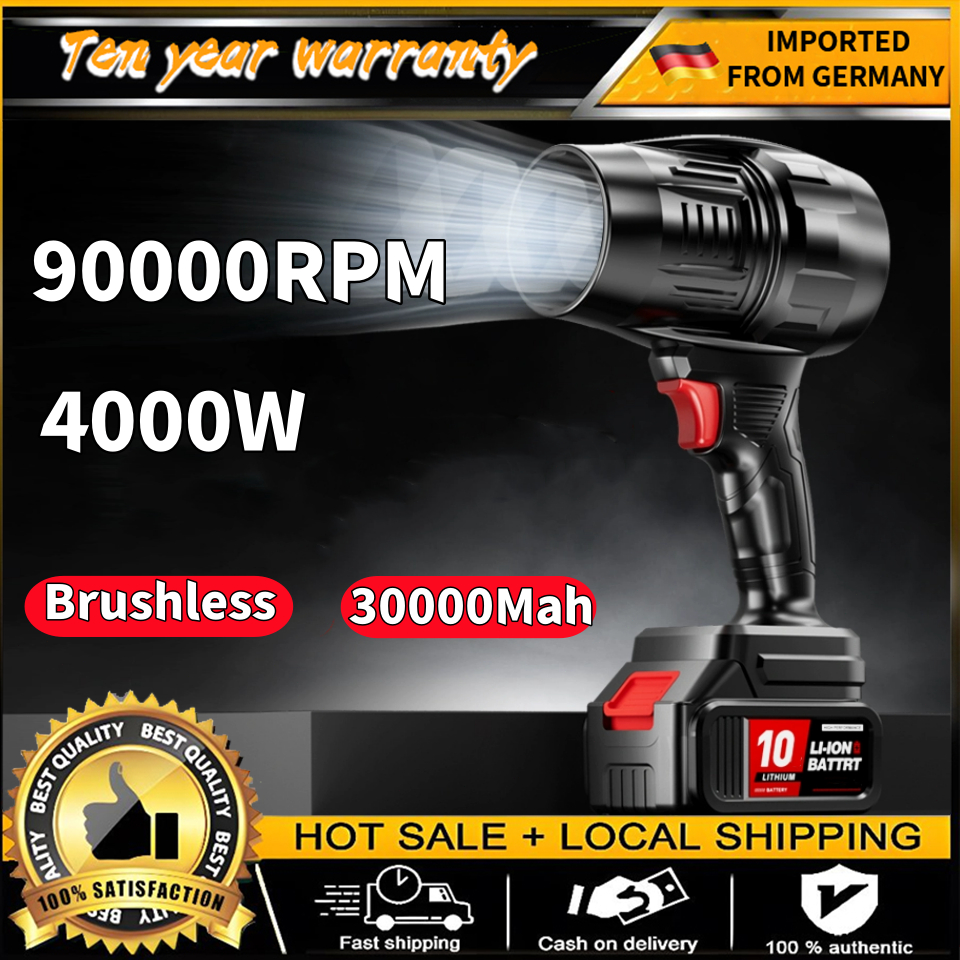 Jual Diskoom Blower angin mini portable Cordless 3800W mesin blower ...