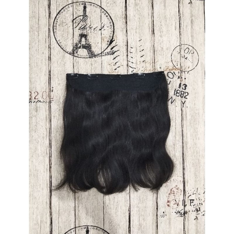 Jual hair clip rambut asli 100% ukuran 30cm | Shopee Indonesia