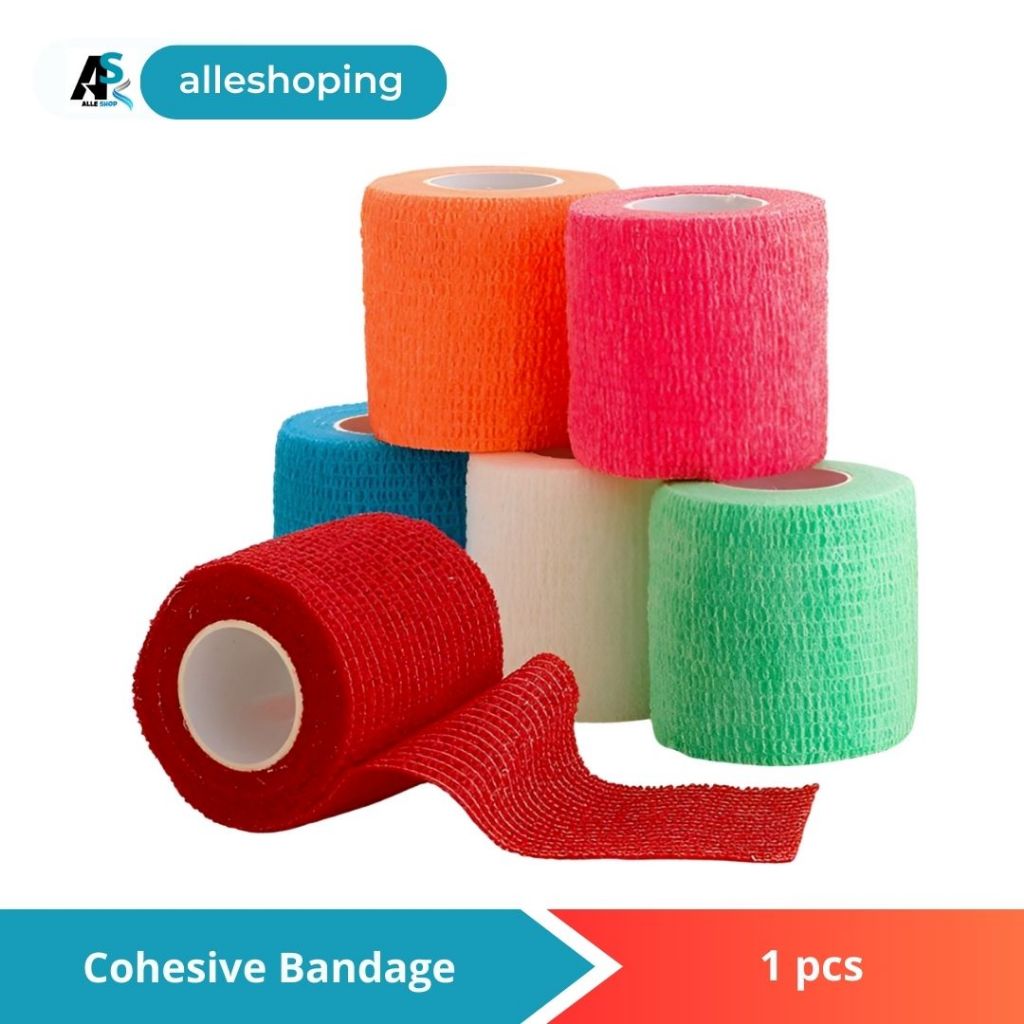 Jual Cohesive Bandage (perban gulung tanpa plester)/tulang keseleo ...