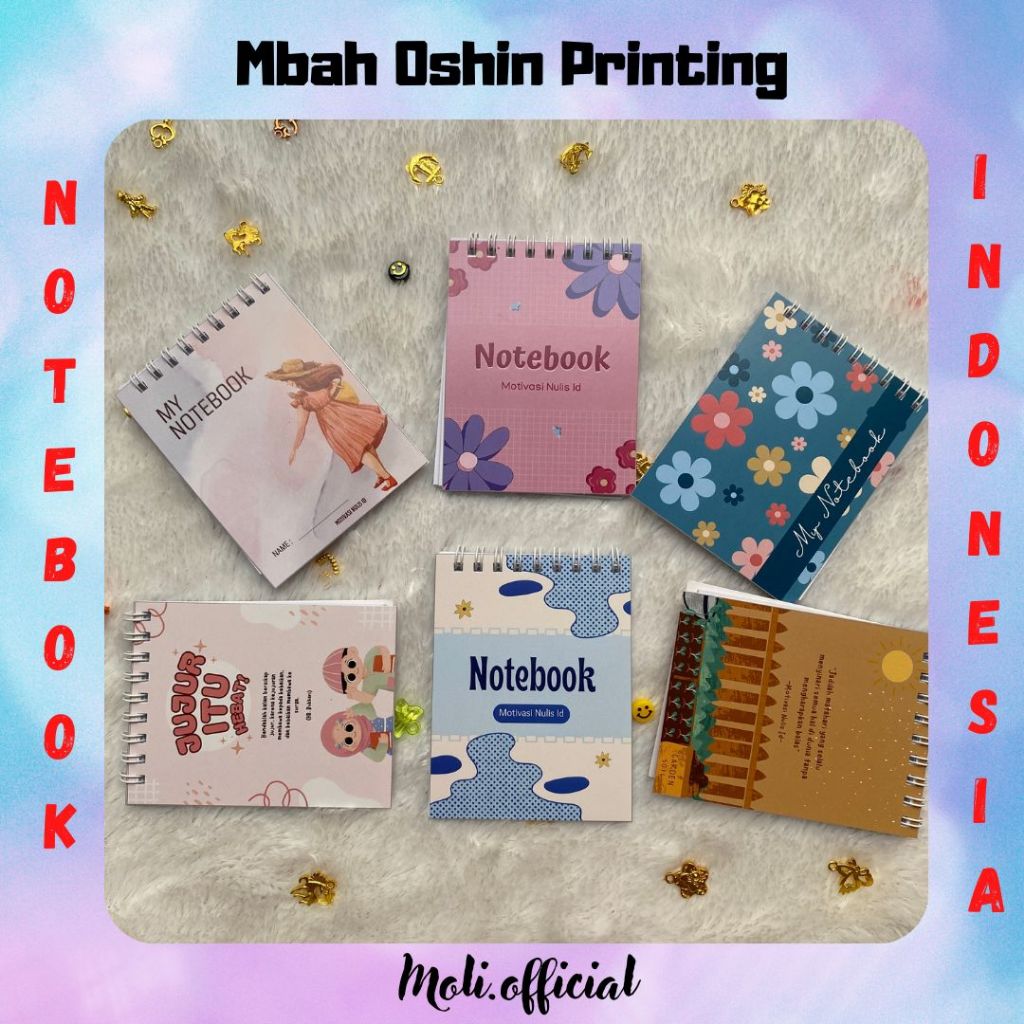 Jual Notebook Spiral Isian Polos / Cover Muslim / Motivasi menarik ...