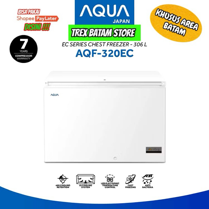 Jual AQUA CHEST FREEZER 306L AQF 320 EC GARANSI RESMI [ BATAM ...