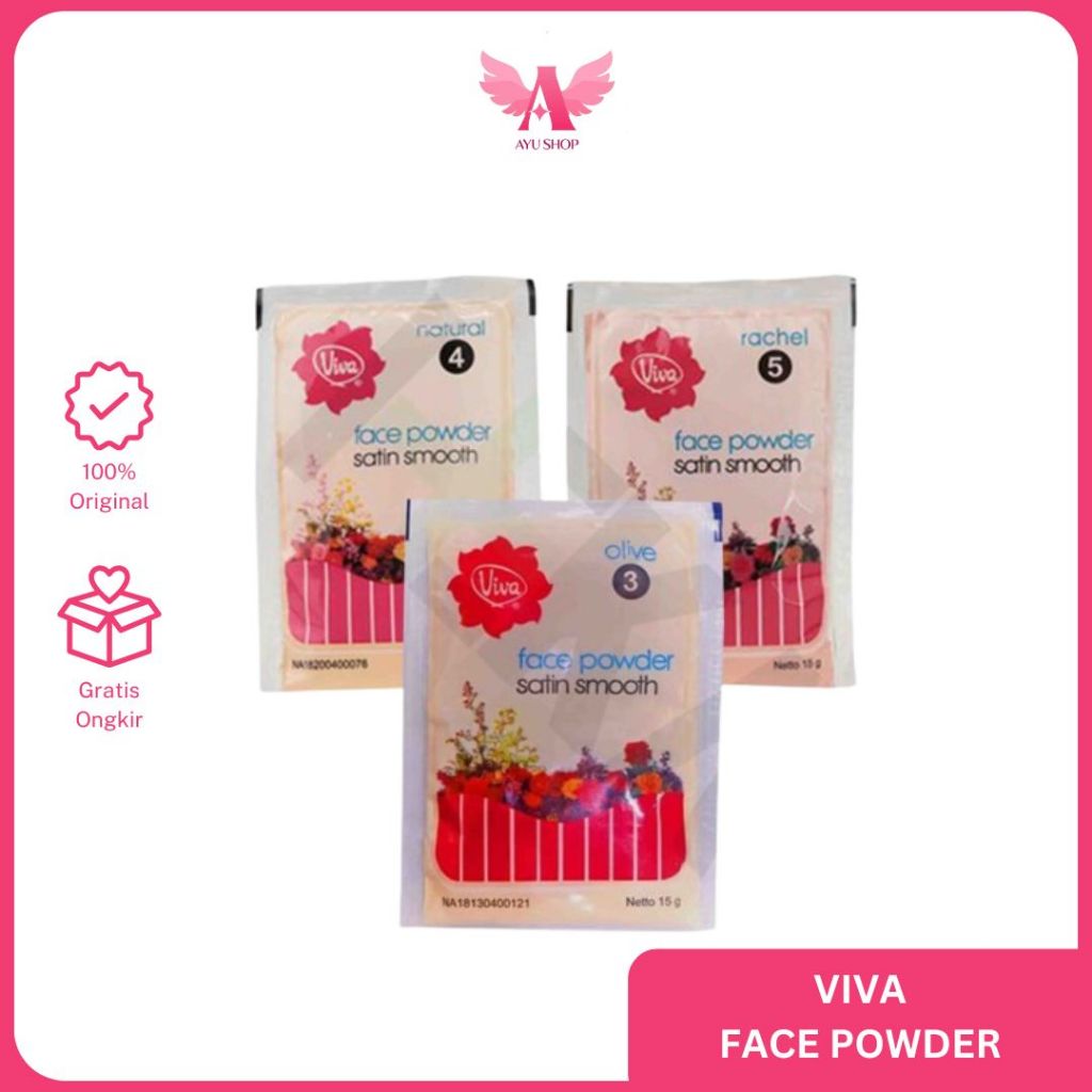 Jual Viva Face Powder Satin Smooth 15G (Sachet) | Shopee Indonesia