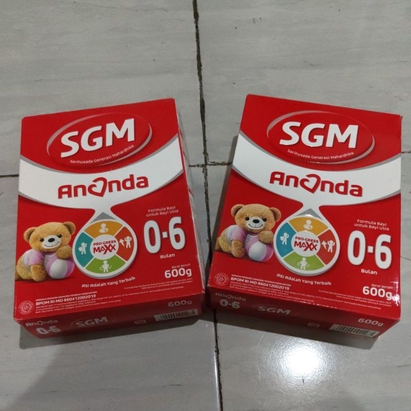 Jual SGM 0-6 bulan 600gr 2 box exp 2025 dan 2026 | Shopee Indonesia