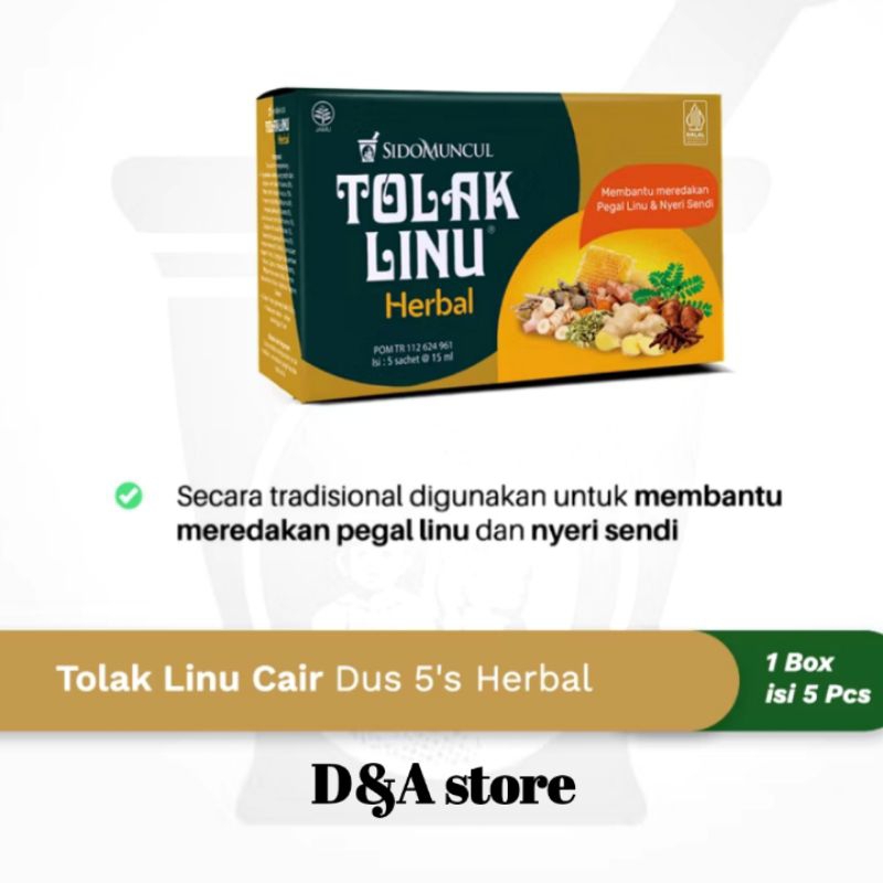 Jual Tolak Linu Mint 5Sachet Herbal @15ml | Shopee Indonesia