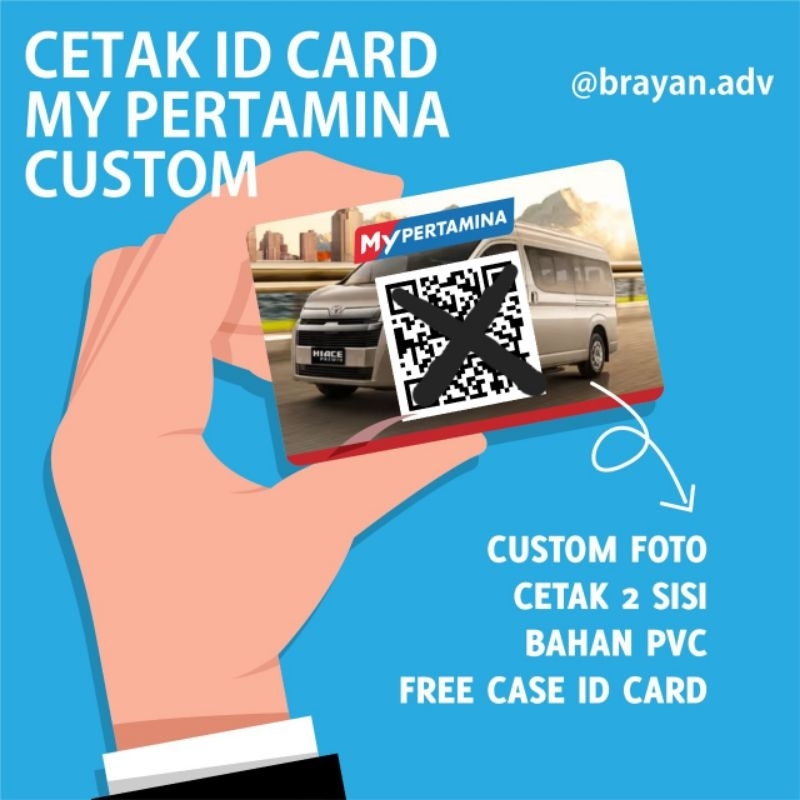 Jual Cetak Id Card My Pertamina Custom Satuan | Shopee Indonesia