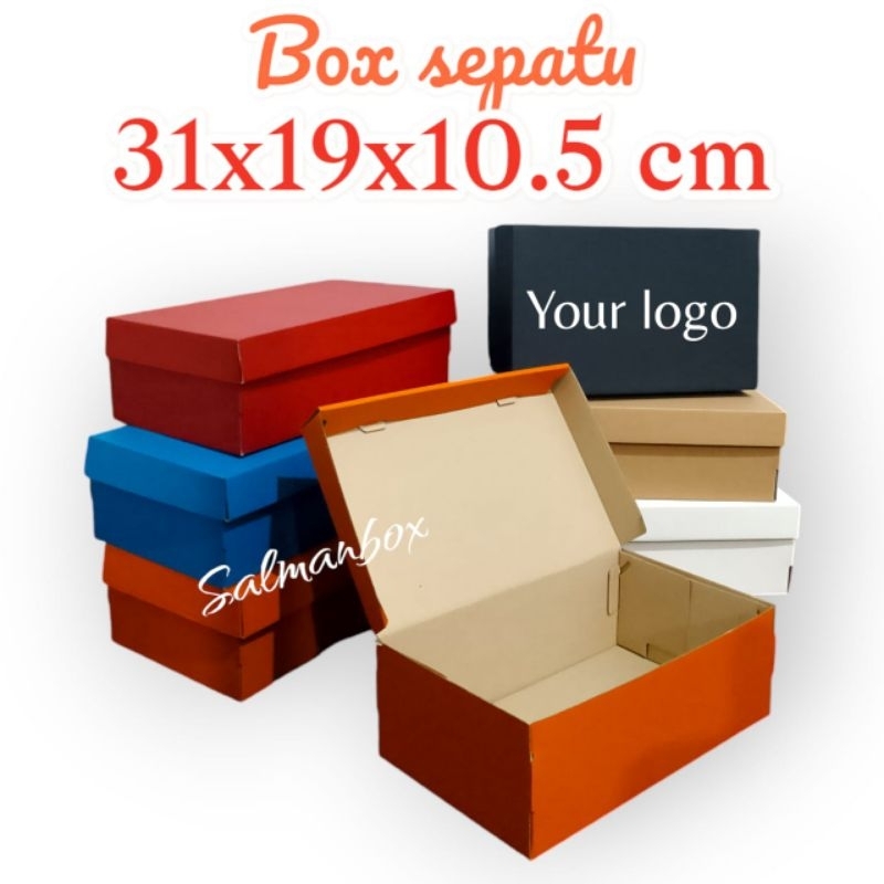 Jual BOX SEPATU/DUS SEPATU/KARDUS SEPATU/KOTAK SEPATU SIZE 31x19x10.5 ...