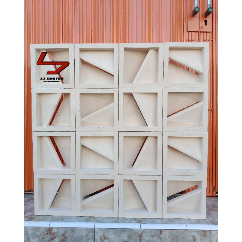 Jual Roster beton minimalis Roster beton modern Roster beton 2 sisi ...