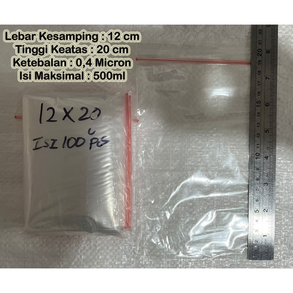 Jual Plastik Klip Besar | Plastik Ziplock Ukuran 12x20 | 16x25 | 25x35 ...