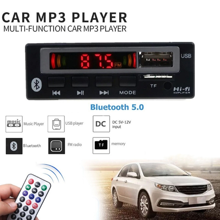 Jual Tape Mobil Bluetooth Musik Android + Remote Audio 12V Multifungsi ...