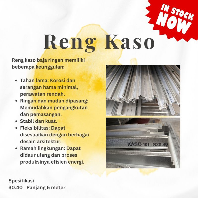 Jual RENG KASO BAJA RINGAN | Shopee Indonesia