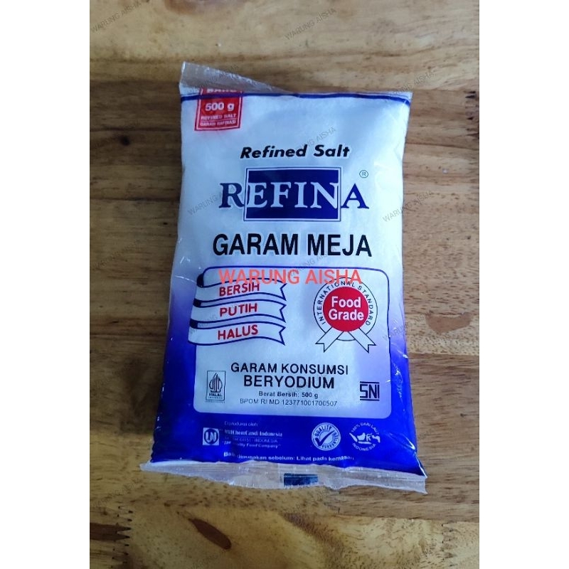 Jual Garam Meja Refina 500 gr & 250 gr | Shopee Indonesia