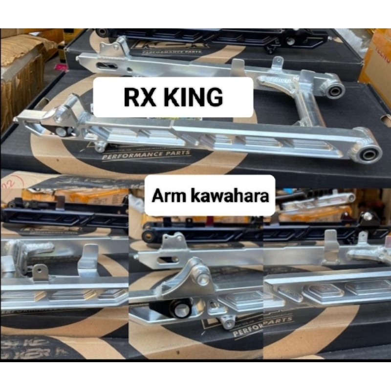 Jual Swing arm kawahara original rx king rx spesial rx k warna perak ...