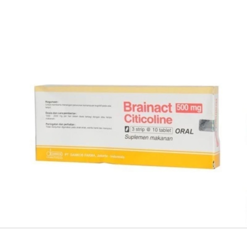 Jual BRAINACT 500 MG BOX 30 TABLET | Shopee Indonesia