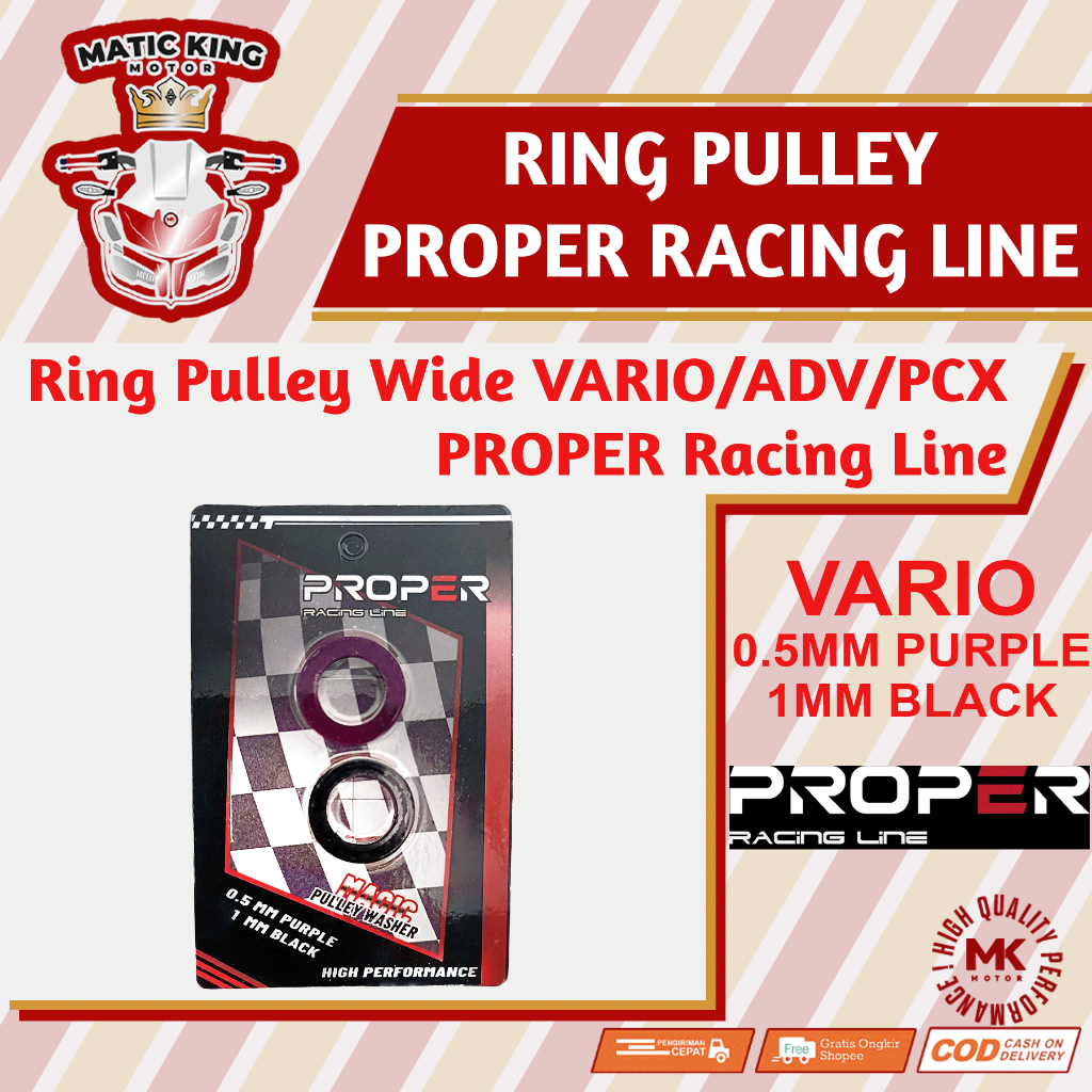 Jual Ring Pulley Puli Rumah Roller Magic Washer Beat Vario Scoopy PCX ...