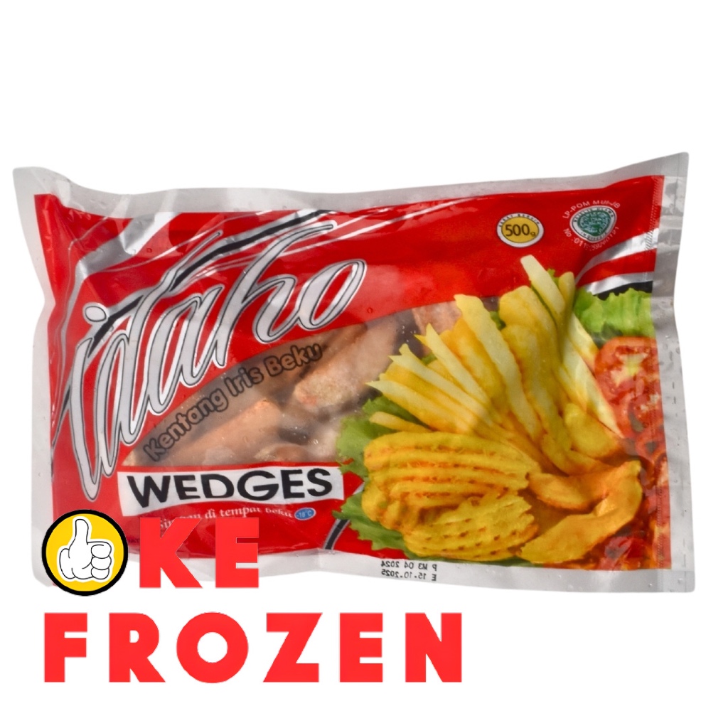 Jual WEDGES IDAHO 500GR SPICY WEDGES KENTANG GORENG FRENCH FRIES ...