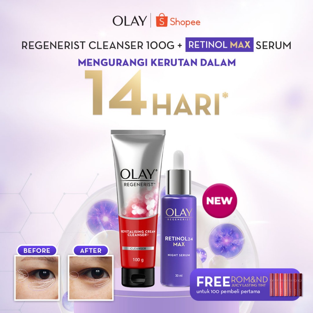 Jual Olay Regenerist Retinol 24 MAX Night Serum Skincare Antiaging 30ml ...