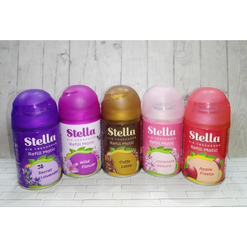 Jual STELLA AIR FRESHENER REFILL MATIC / PENGHARUM RUANGAN STELLA 160 ...
