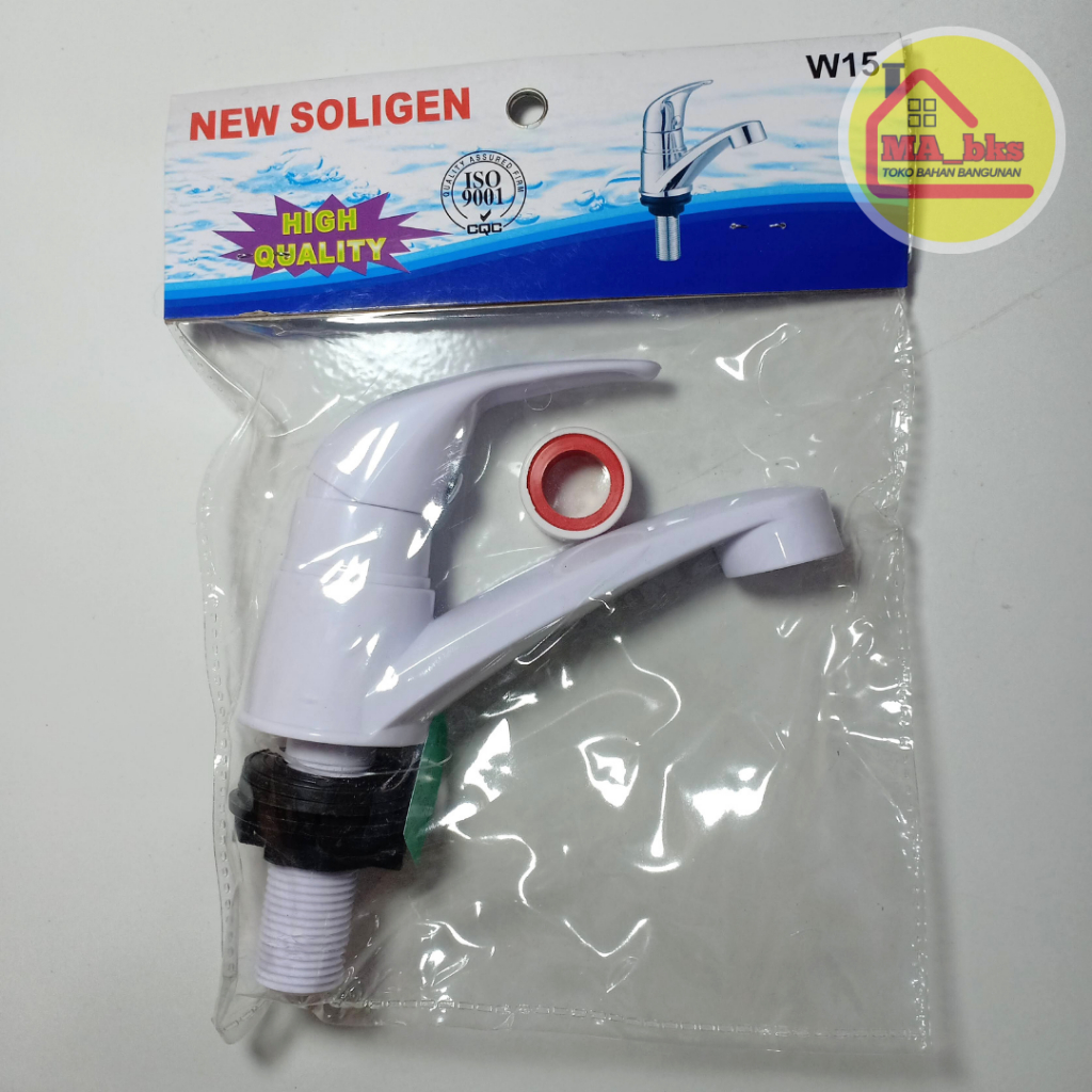 Jual Kran Wastafel Angkat PVC Soligen W15 Keran Air Tanam Cuci Tangan ...