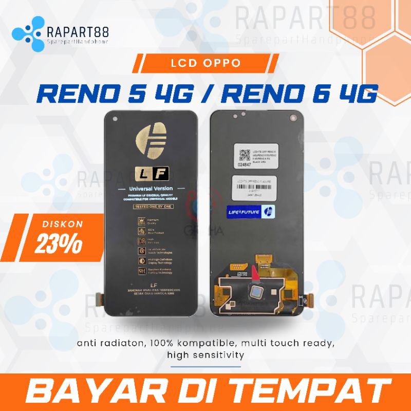 Jual [ORIGINAL] LCD Oppo Reno 5 (4g) / Reno 6 (4g) Original Fullset ...