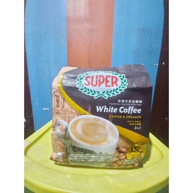 Jual Super White Coffee Coffee & Creamer (15x16gr) Super Charcoal ...