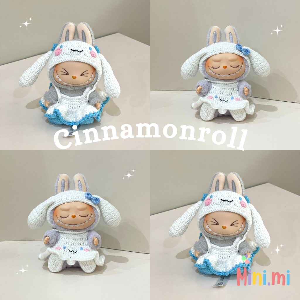 Jual BAJU LABUBU CINNAMOROLL | Costume Crochet Labubu v1 v2 | Shopee ...