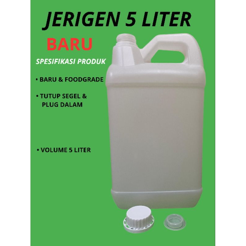 Jual BOTOL DIRIGEN JIRIGEN JERIGEN 5 LITER SEGEL (KONDISI BARU ...